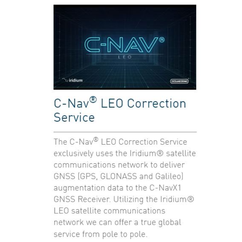 C-Nav LEO Pole-to-Pole PPP GNSS Correction Service - Geo-matching
