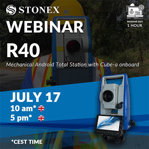 Discover the new R40 - mechanical total station featuring Android OS ...