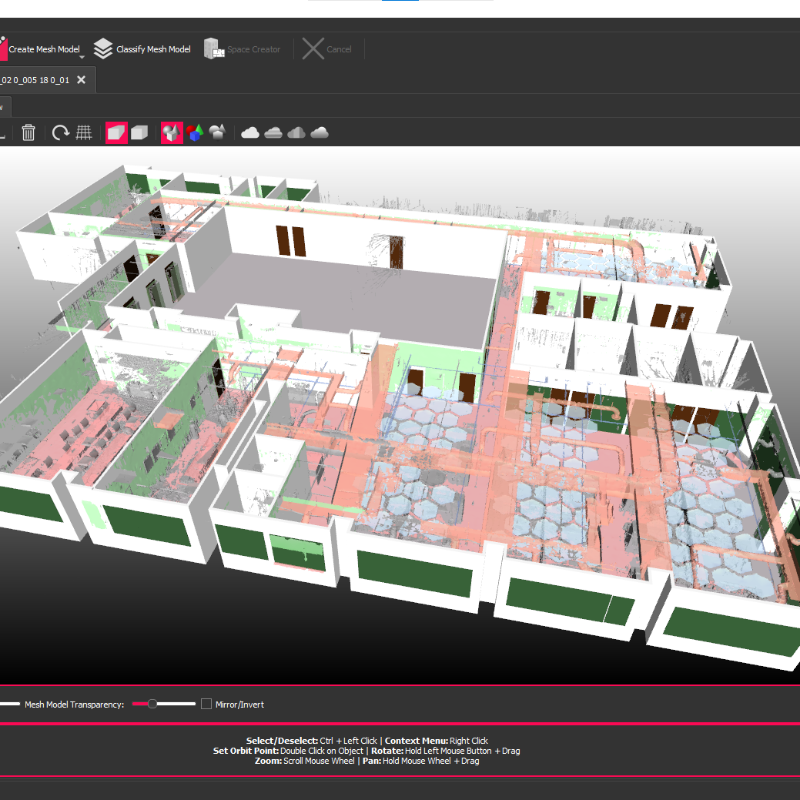PointFuse mesh plugin for Revit - Geo-matching