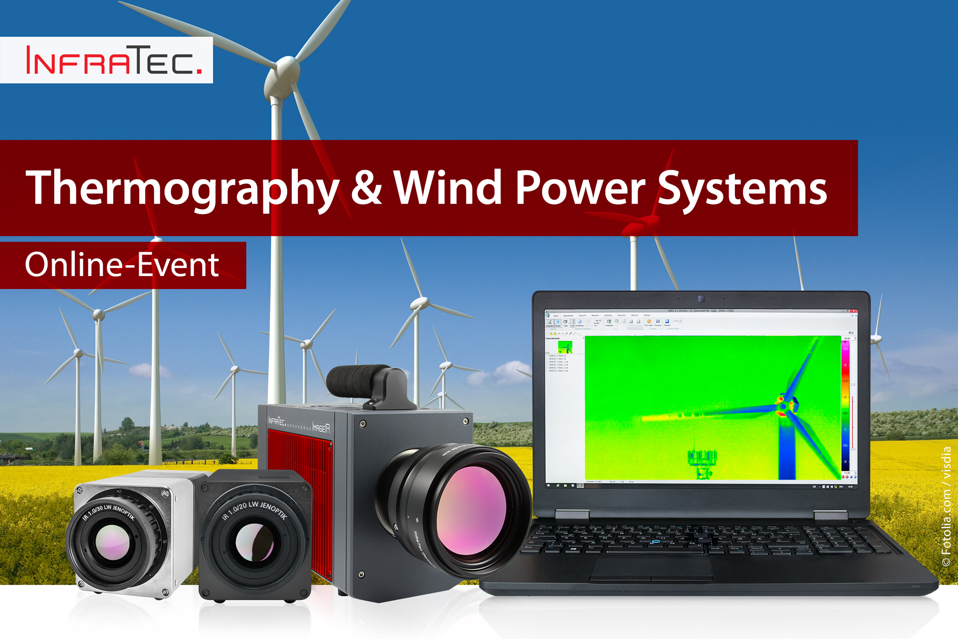 Appli­ca­tions for Thermal Imaging on Wind Power Systems - Geo-matching