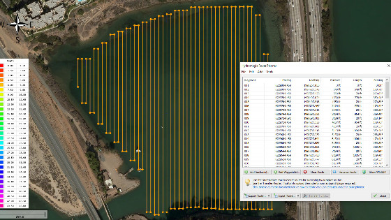 CEE USV Coastal Lagoon Survey with Robotic Navigation - Geo-matching