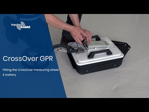 ImpulseRadar Fitting the CrossOver Measuring Wheel & Battery to the CrossOver GPR antenna. - Geo ...