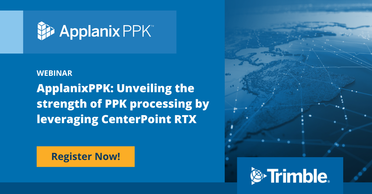 ApplanixPPK: Unveiling the strength of PPK processing by leveraging ...