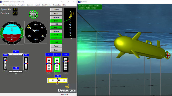 Dynautics AUV Sim - Geo-matching