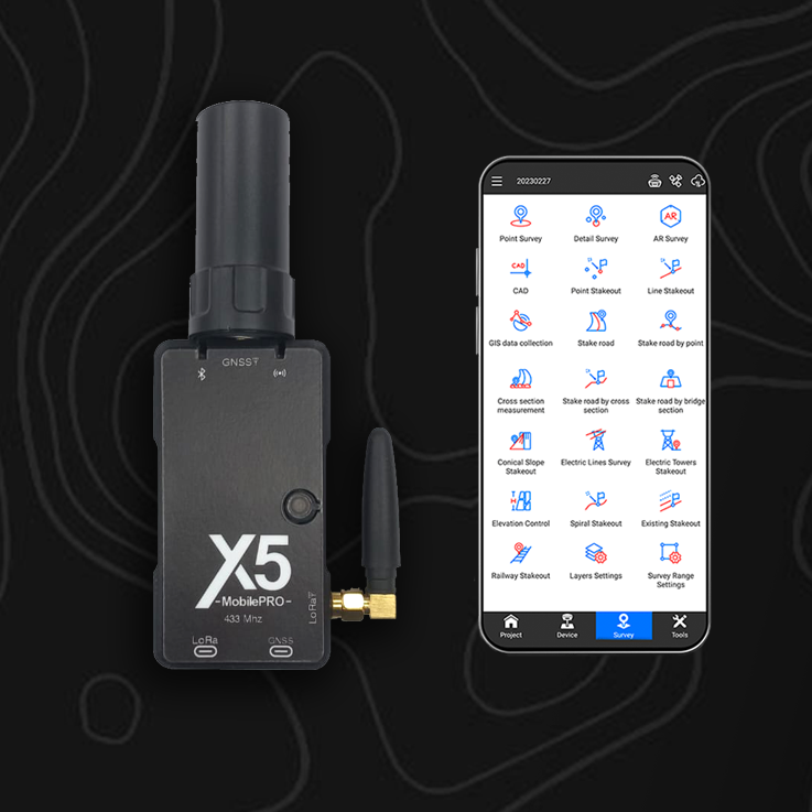 X5Mobile PRO + SurPAD App - Geo-matching