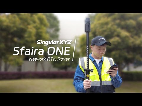Introducing Sfaira ONE Network RTK Rover - Portable, Easy-to-Use, Professional - Geo-matching