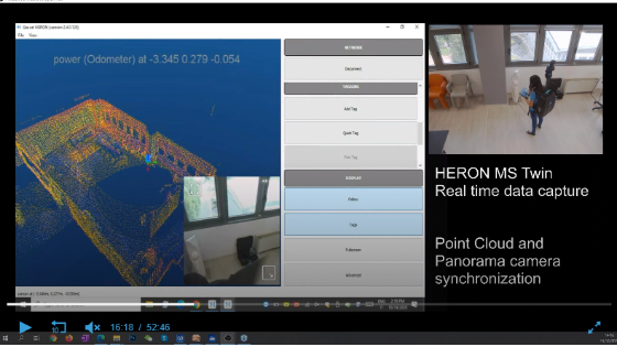 Gexcel HERON MS TWIN - Live Demo of the Innovative Gexcel Portable Mobile Mapping System - Geo ...