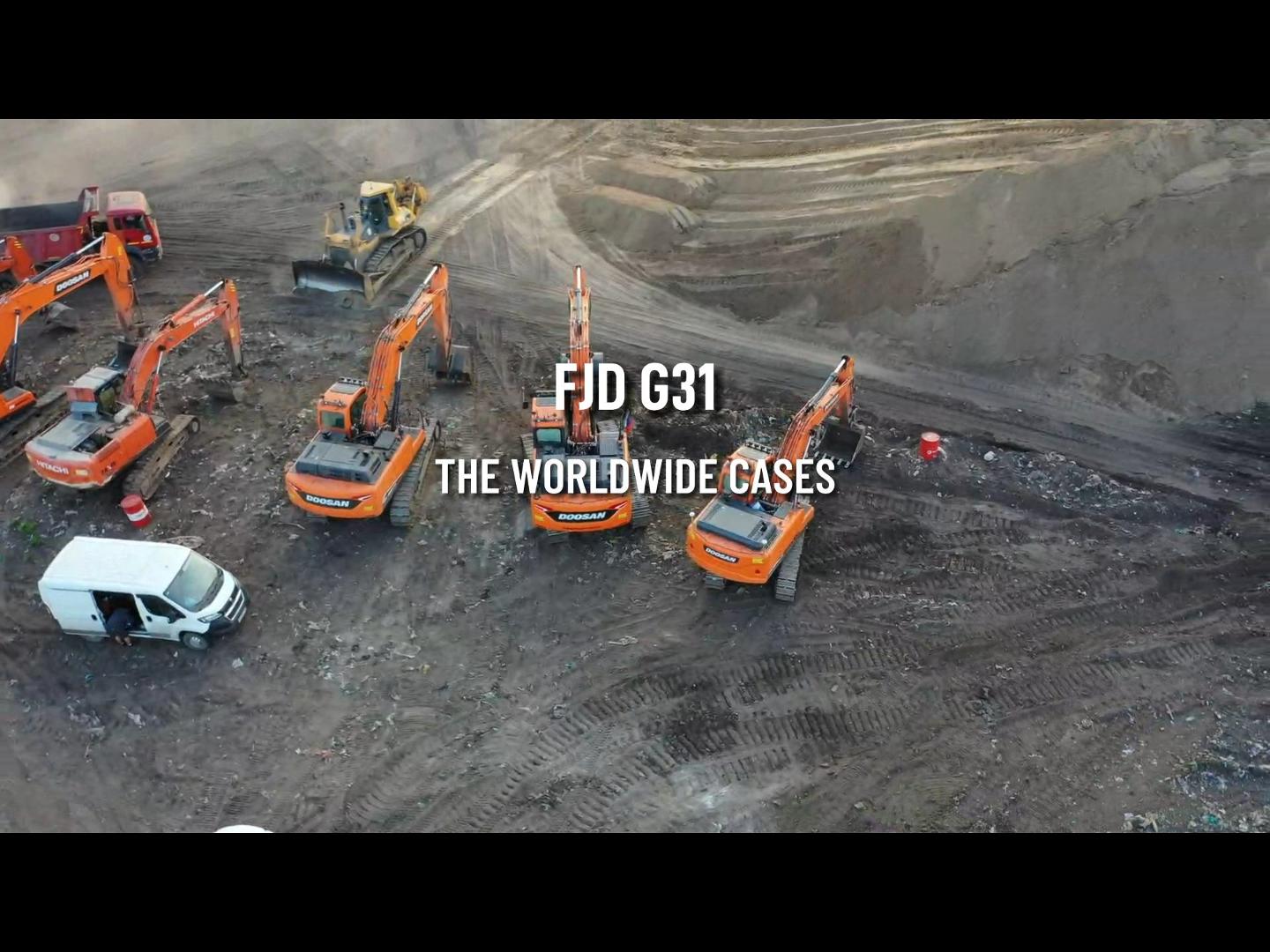 FJD G31 3D Excavator Guidance System - Geo-matching