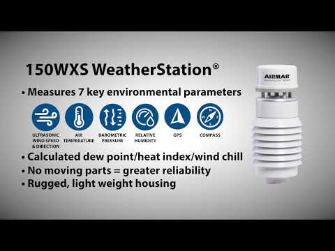150WXS WeatherStation® Multisensor Instrument by AIRMAR® - Geo-matching