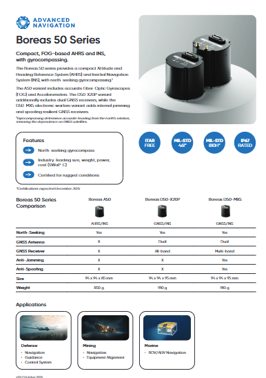 Boreas A50 - Geo-matching