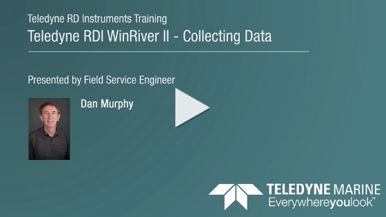 Product Training Video - Teledyne RDI WinRiverII - Collecting Data ...