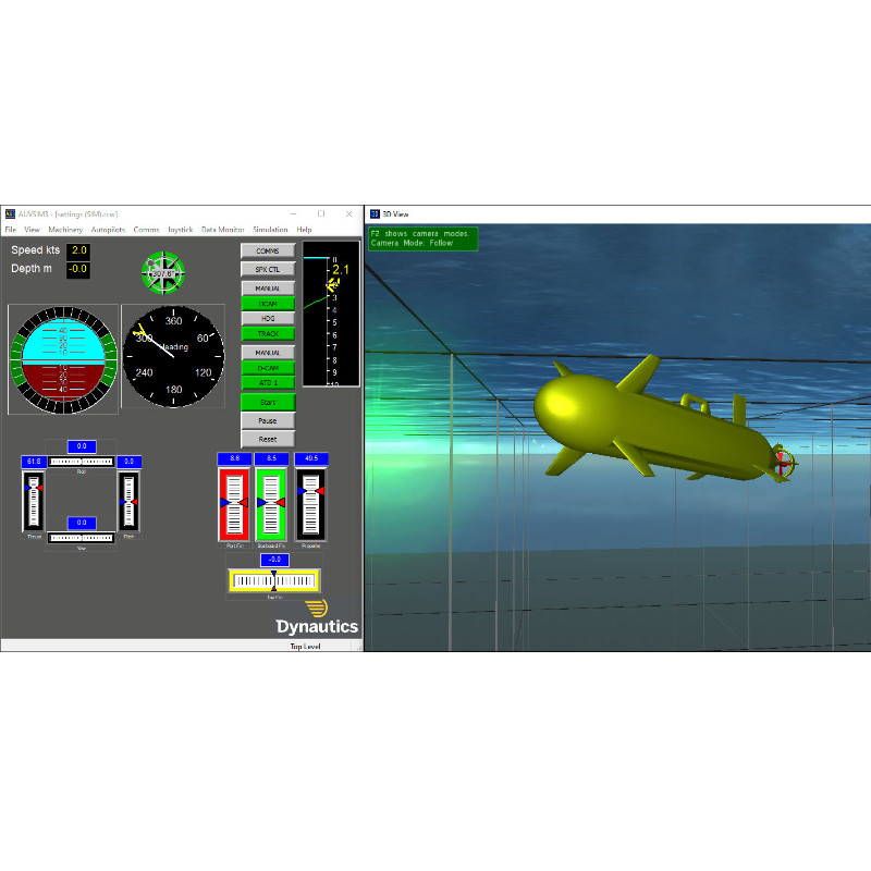 Dynautics AUV Sim - Geo-matching