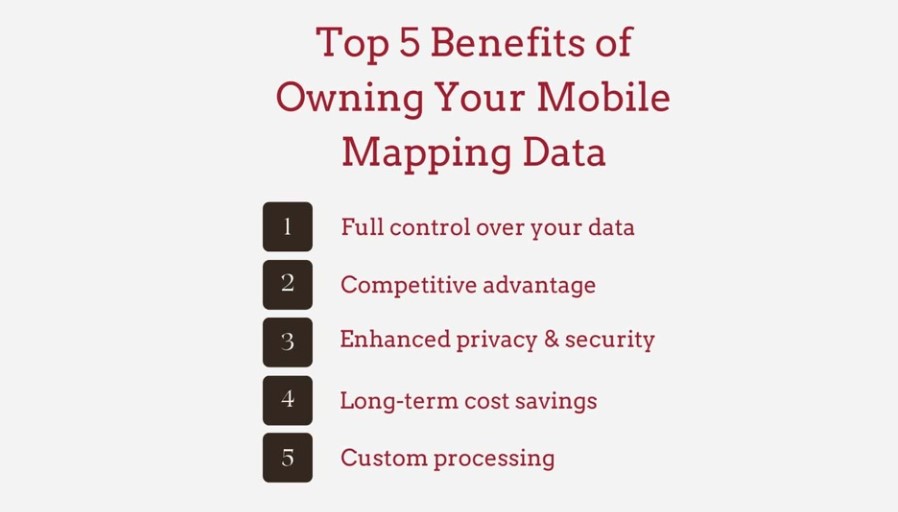 Top 5 Benefits of Owning Your Mobile Mapping Data - Geo-matching