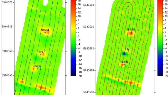 Unexploded Ordinance (UXO) Detection Projects with BX305 GNSS/GPS ...