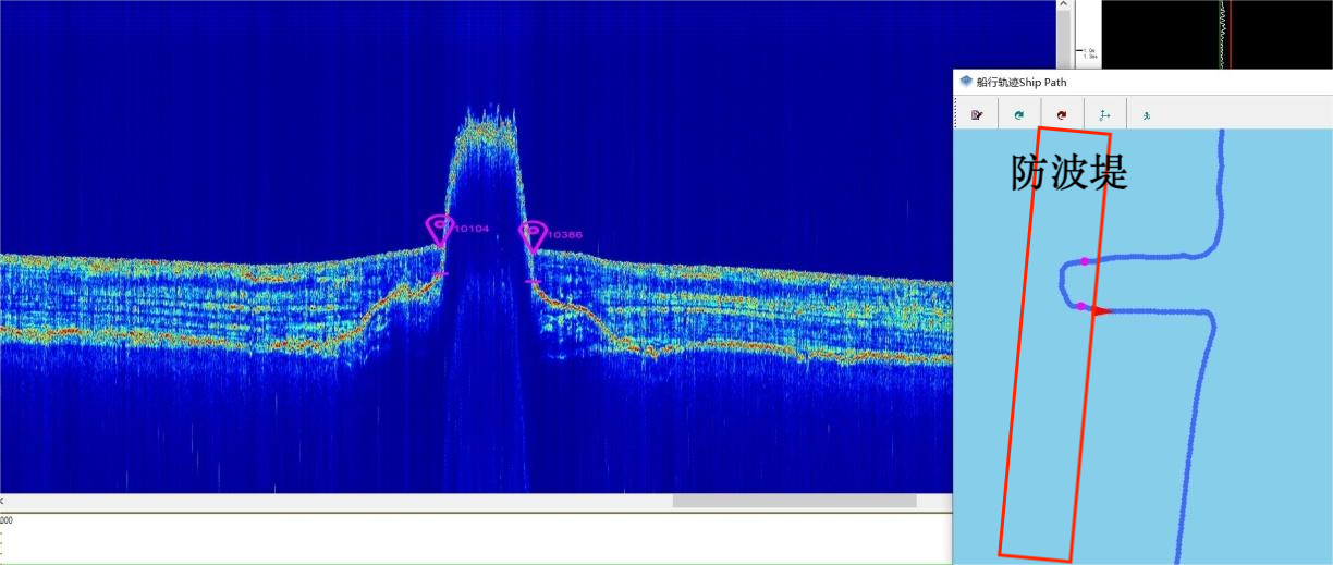 Breakwater Survey using HydroFrog 25 USV with GeoScope 200 and Ping3DSS ...