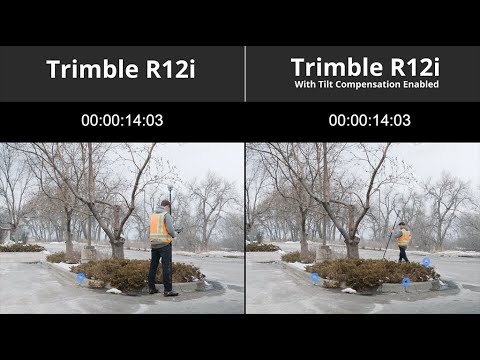 Trimble R12i: Speed Test with TIP Technology - Geo-matching