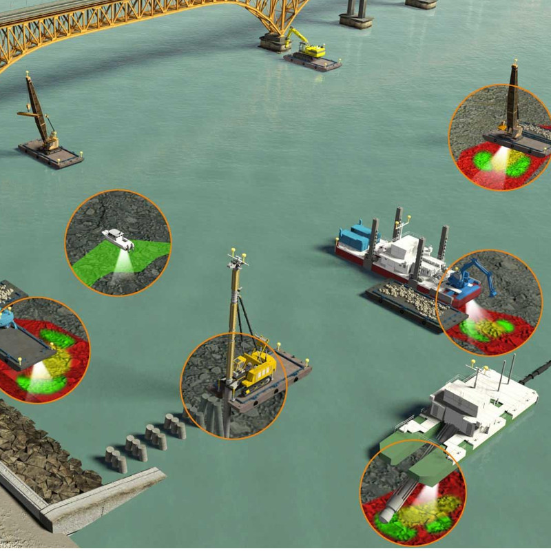 Trimble Marine Construction systems - Geo-matching