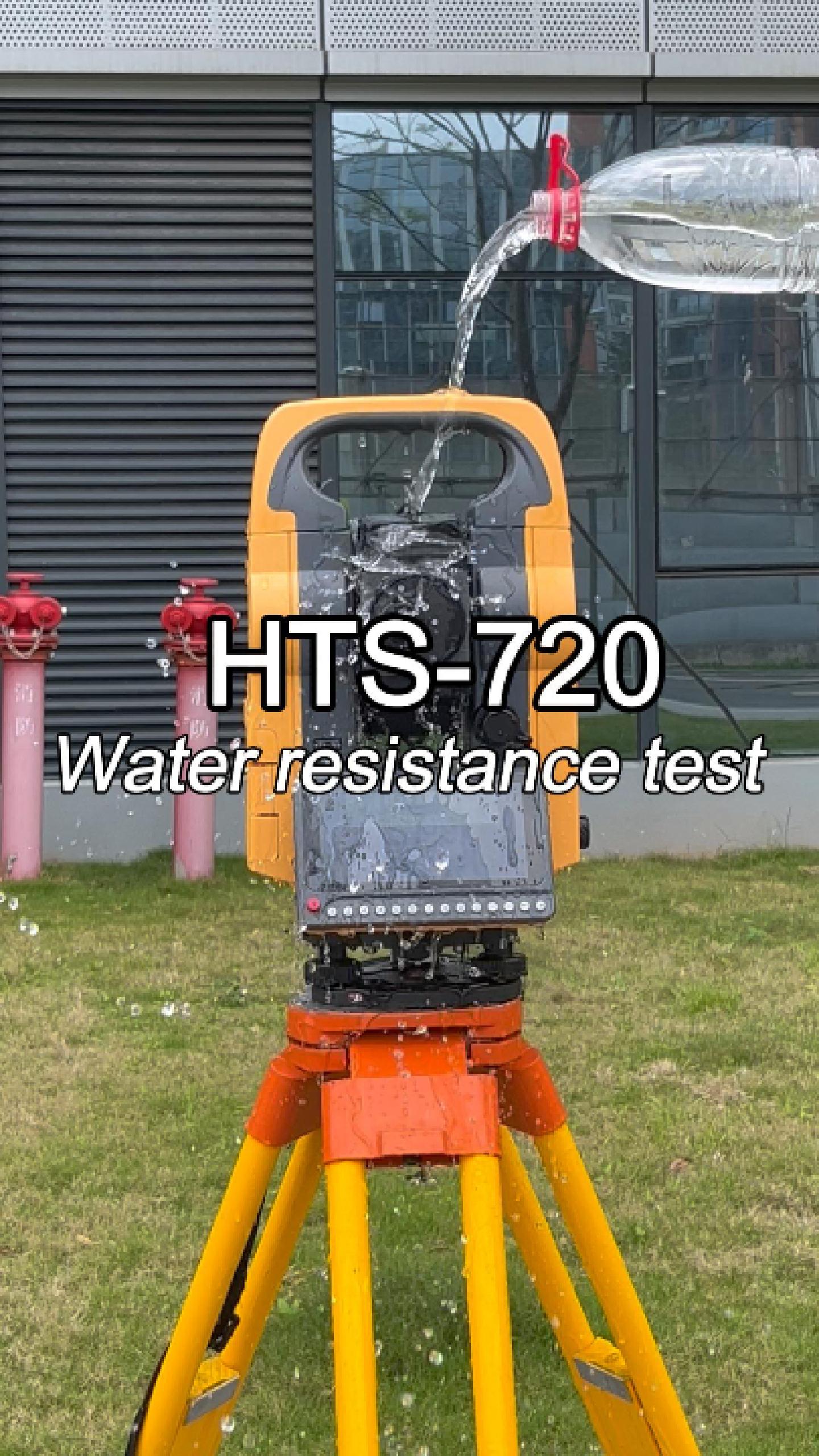 Witness the impressive waterproof capabilities of the Hi-Target HTS-720 ...