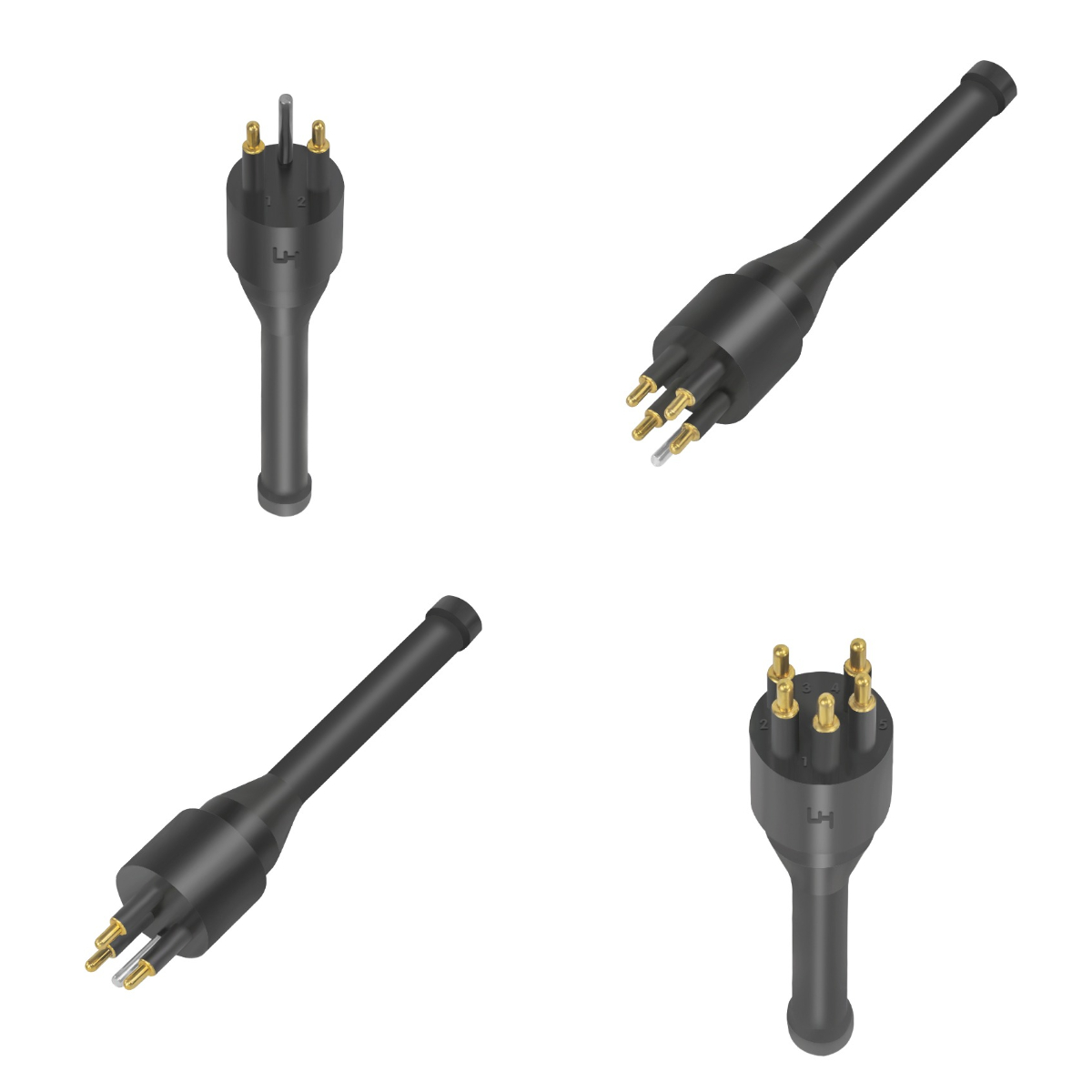 Circular Series 2/3/4/5 Pins Male Dummy Connector for Subsea Connectors ...