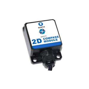 High Precision 2D Electronic Compass - Geo-matching