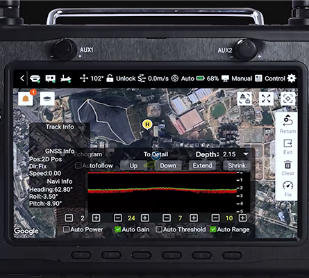 SatLab HydroBoat 990 USV - Geo-matching