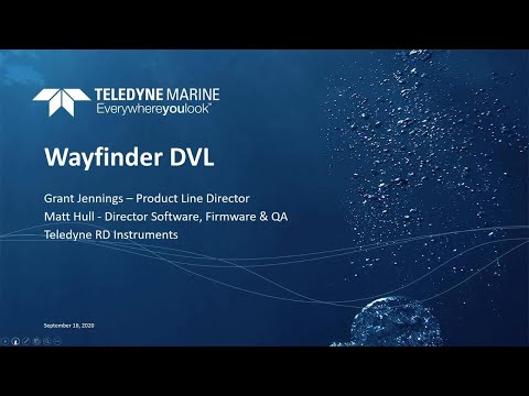 Introducing the NEW Wayfinder DVL for Micro Vehicles - Geo-matching