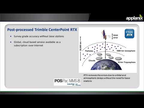 Post-processed Trimble CenterPoint RTX - Geo-matching
