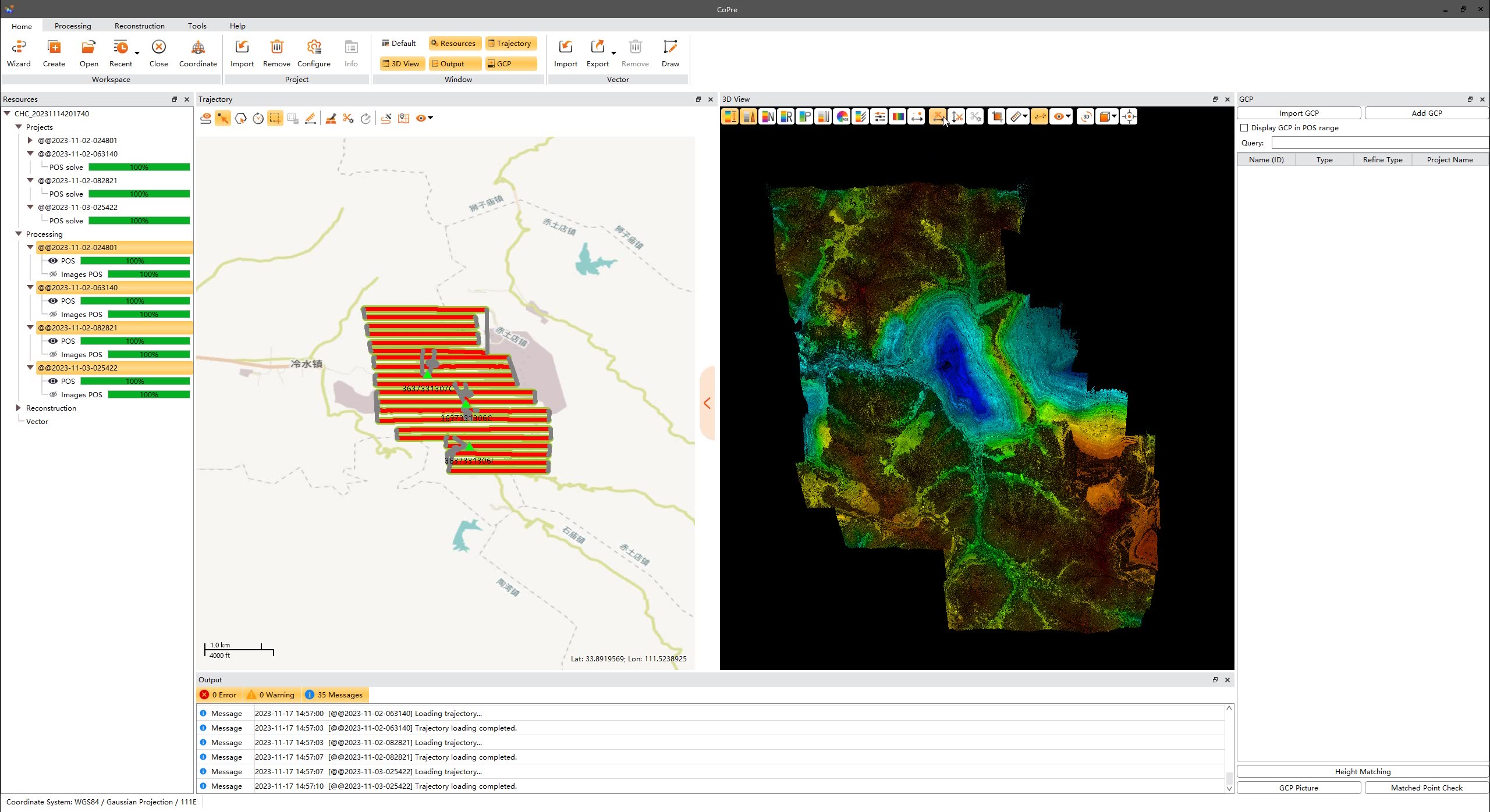CoPre LiDAR Processing Software - Geo-matching