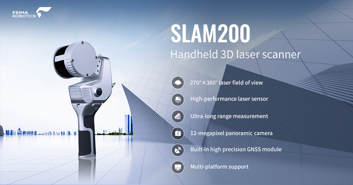 Feima Robotics SLAM200 Handheld LiDAR Scanner - Geo-matching