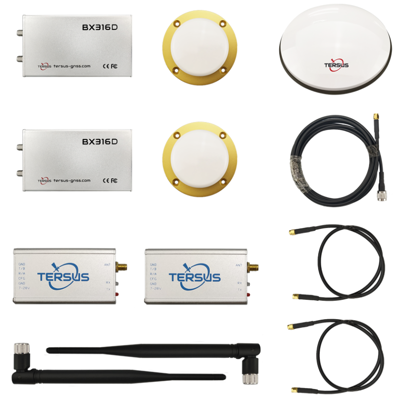 GNSS RTK UAV Kit (Receiver+Antenna+Radio+Cable)-BX316D - Geo-matching