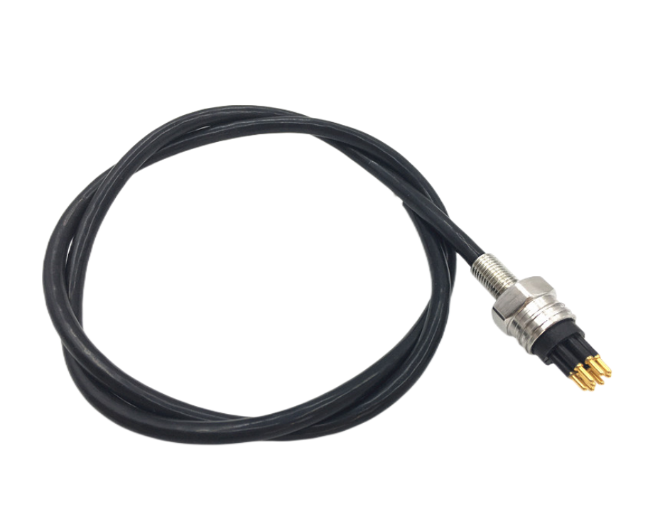 Micro Circular Ethernet 8 Contacts Female Inline Connector for ...